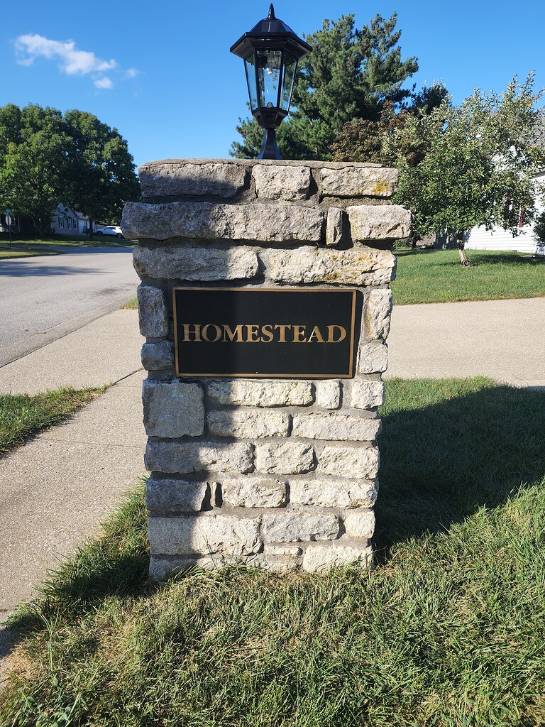 New Solar Decorative Lighting for Homestead - Neighborhood - Stonegate ...